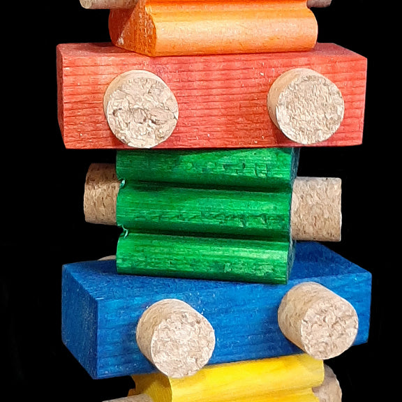 Building Blocks Parrot Toy | Amazons, Greys, Eclectus, Cockatoos ...