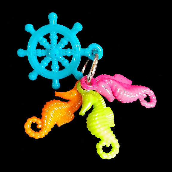 Deep Sea Parrot Foot Toy | Foot Toys for Birds with Charms – Birdy ...